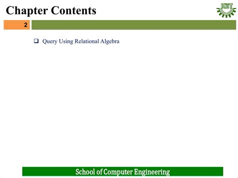 Dbms 13 Query Using Relational Algebra Ppt