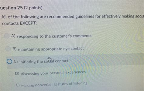 Solved Uestion 25 2 Points All Of The Following Are