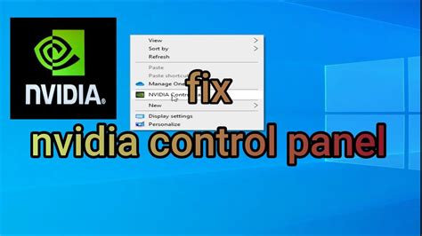 How To Open The Nvidia Control Panel Windows 10 Dastrevolution