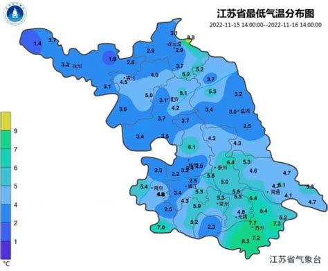 未来三天江苏以阴雨天气为主，明晨淮北局部地区有雾或浓雾我苏网