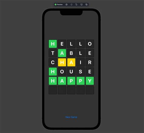 A Swiftui Sample Implementation Of The Game Wordle By Josh Wardle