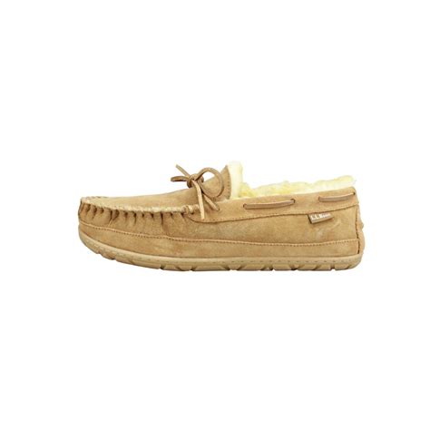 Ll Bean Ll Bean Mens Wicked Good Shearling Lined Moccasin Slippers Grailed