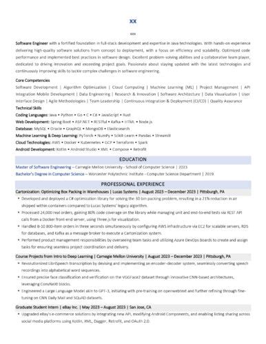 Software Engineer Resume Example Resume Thrive