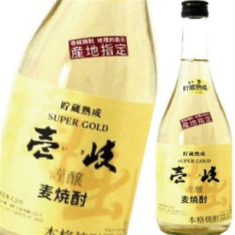 圧倒的な人気 本格麦焼酎 壱岐スーパーゴールド 22度 720ml 長崎県 玄海酒造 ディスカウント通販ショップ酒のフック