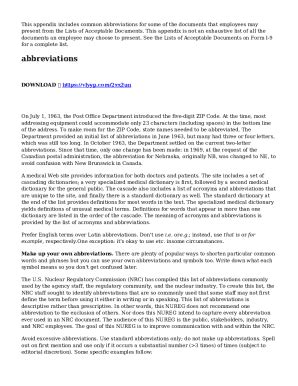 Fillable Online Appendix A Form Download Fax Email Print PdfFiller