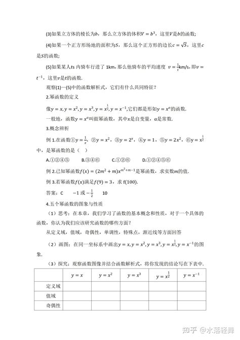 幂函数 知乎