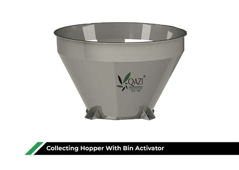 Collecting Hopper With Bin Activator Semi Finish Powder Qazi Engineering