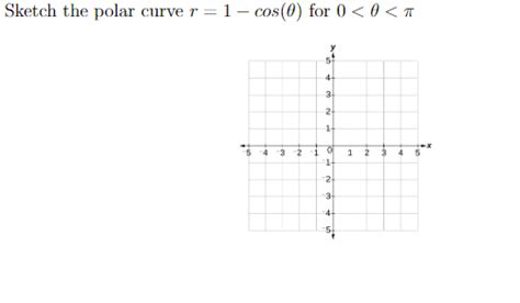 Solved Sketch The Polar Curve R Cos For