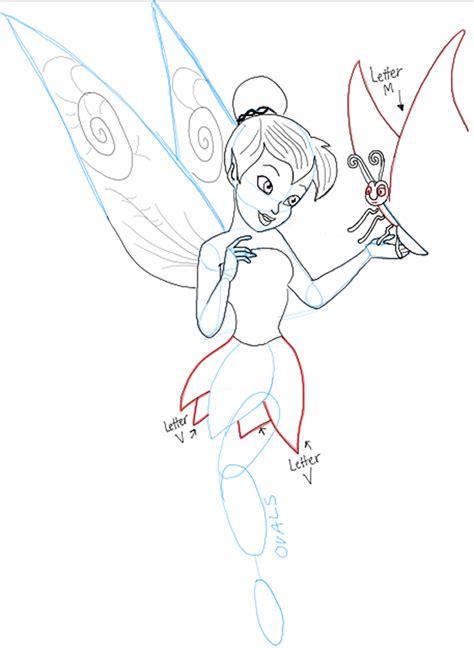 How To Draw Tinkerbell And Friends