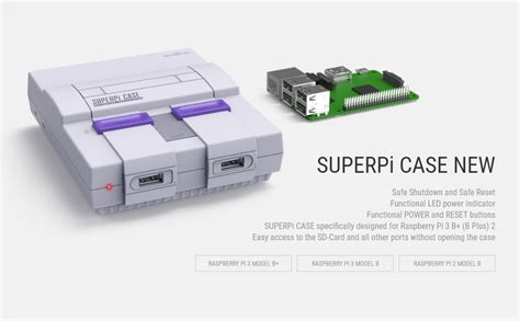 Amazon Com Retroflag Raspberry Pi Case Superpi Case With Safe Shutdown For Raspberry Pi Case U
