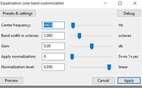 Can Someone Recommend A Good Eq Plug In Audacity Help Forum Audacity Forum