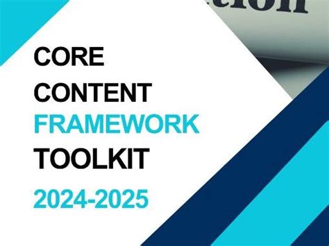 Core Content Framework Ccf Toolkit Individual Standard Six Teaching Resources