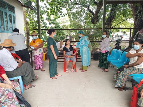 ညောင်လေးပင်မြို့နယ်၌ အသက် ၁၈ နှစ်အထက် ပြည်သူများအား ကိုဗစ် ၁၉ ရောဂါ ထပ