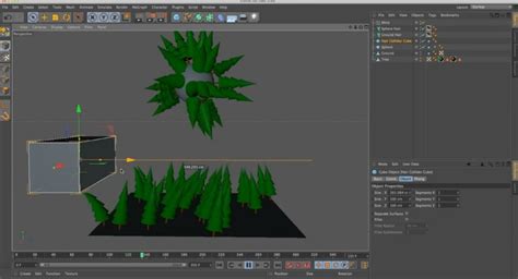 instancing objects onto a hair system in cinema 4d