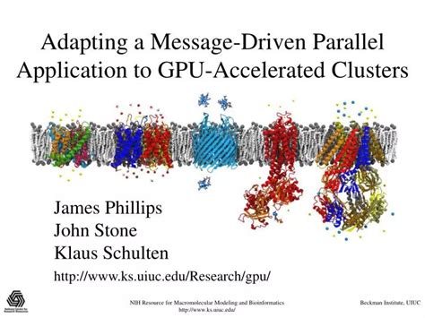 ppt adapting a message driven parallel application to gpu accelerated