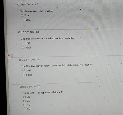 Solved Question 10 Consider The Following Inheritance