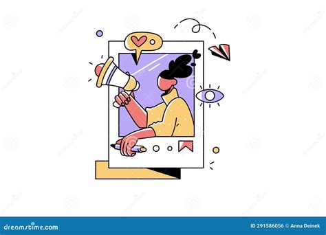 Customer Oriented Marketing Strategy Abstract Concept Vector Stock