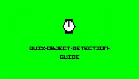 Quix Object Detection Guide Stories Hackernoon