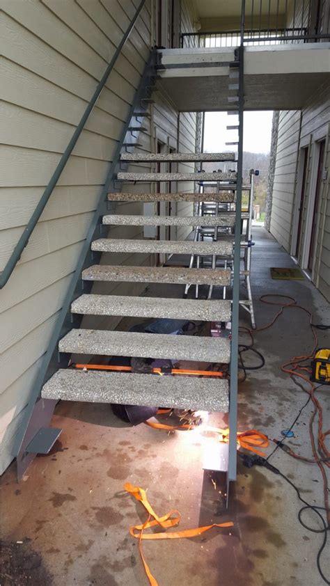 Kanas City Concrete Stairs Stair Treads Mobile Welding Contractors