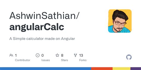 GitHub AshwinSathian AngularCalc A Simple Calculator Made On Angular
