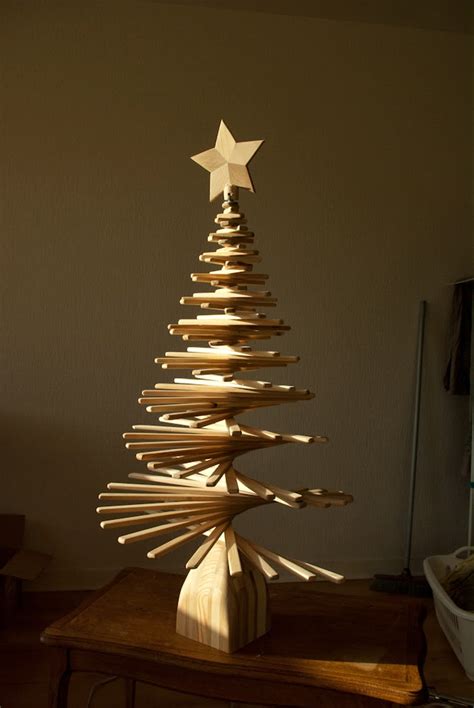 Carnet Didées Sapin De Noël En Bois Wooden Christmas Tree