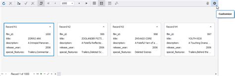 View And Edit Data In The Card View Mode