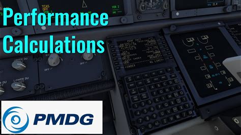Pmdg Boeing 737 Performance Calculations Youtube