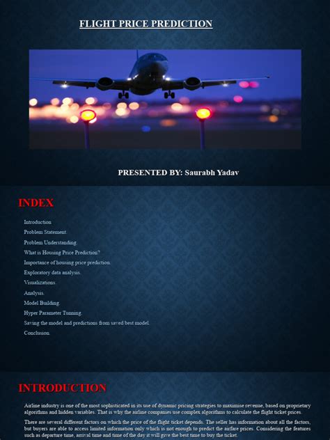 Presentation On Flight Price Prediction 2 Pdf Quartile Regression