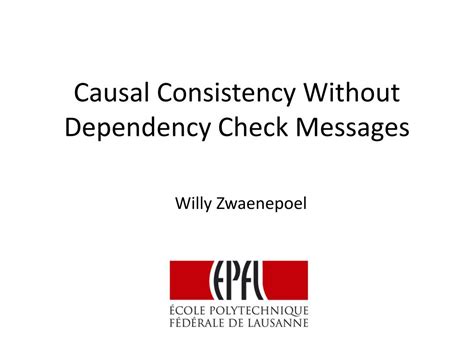 ppt causal consistency without dependency check messages powerpoint