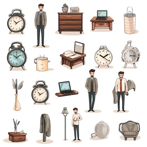 Premium Vector Mandailyroutineiconsvector