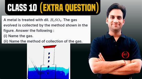 A Metal Is Treated With Dil H2so4 The Gas Evolved Is Collected By The Method Shown In The