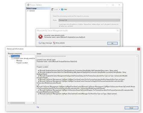 fabric power bi power platform data platform ssms error when
