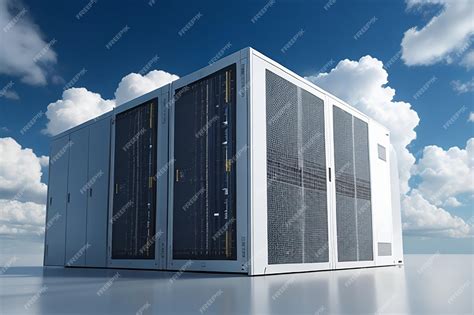 Premium Ai Image Modern Datacenter Cloud Computing 3d Rendering
