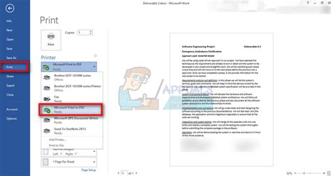 How To Add Or Remove Microsoft Print To PDF Appuals