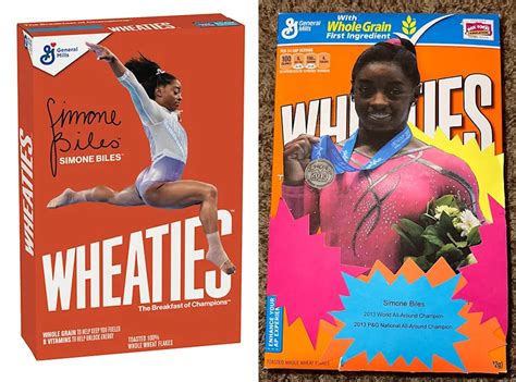 Simone Biles Manifesting Her Wheaties Box Is More Proof Shes The G O A T