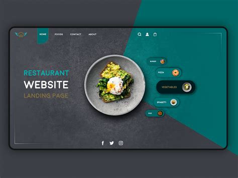 Restaurant Ui Design By Mohsen Faghih On Dribbble