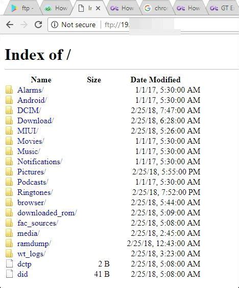 how to setup and use ftp server on android