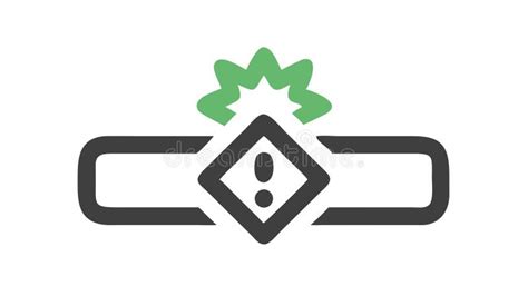 Warning Sign System Error Icon Fault Failure Alert Hazard Vector Design Generative Ai Stock