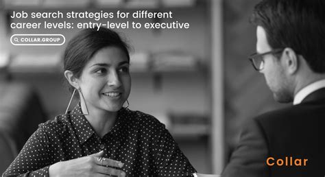 job search strategies for different career levels entry level to executive