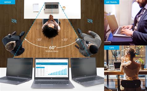 Startech Com 14 Laptop Privacy Screen Anti Glare Blue Light Filter