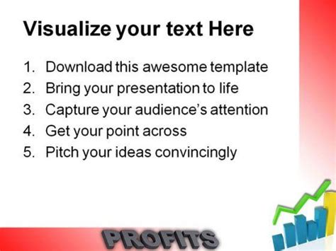 Graph Showing Profits Business Powerpoint Templates And Powerpoint Backgrounds