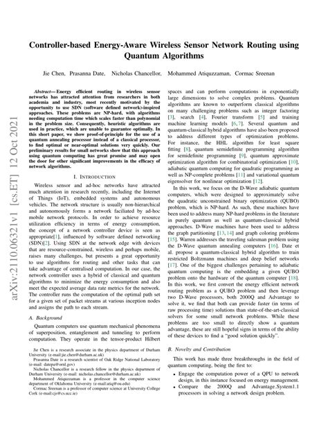 Pdf Controller Based Energy Aware Wireless Sensor Network Routing