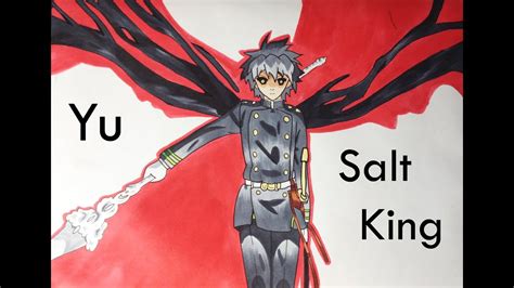 Drawing Yuichiro Hyakuya Salt King Form From Seraph Of The End Youtube