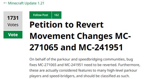 《我的世界》更新修复老bug引争议 玩家联名请求官方回滚国内游戏资讯 叶子猪资讯中心