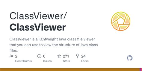 Github Classviewerclassviewer Classviewer Is A Lightweight Java