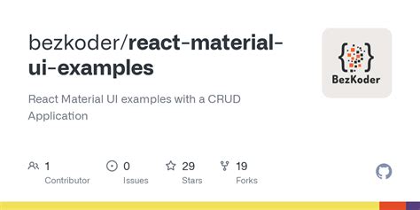 Github Bezkoder React Material Ui Examples React Material Ui Examples With A Crud Application
