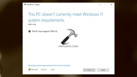 Fix The PC Must Support TPM Error With Windows Upgrade