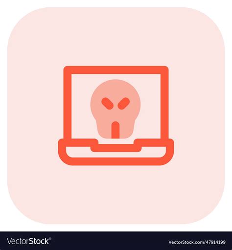 Malicious Software Exploiting The Computer System Vector Image