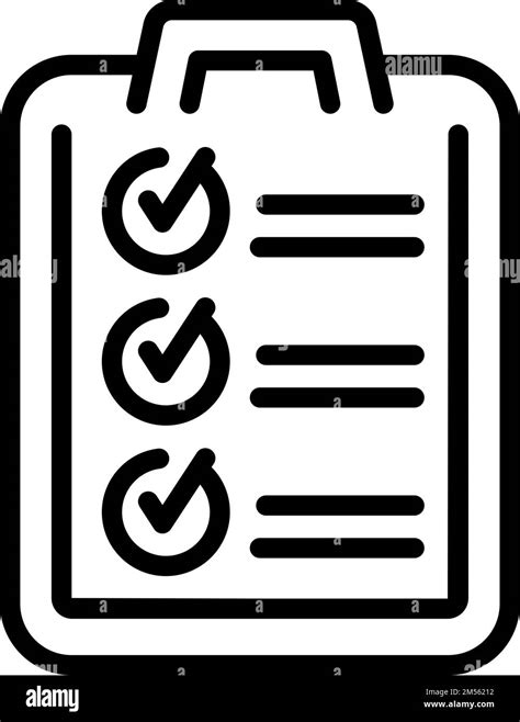 Engineer Clipboard Icon Outline Vector Person Builder Woman Worker Stock Vector Image And Art