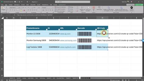 Pembuatan Barcode Dan Qr Code Cepat Di Excel